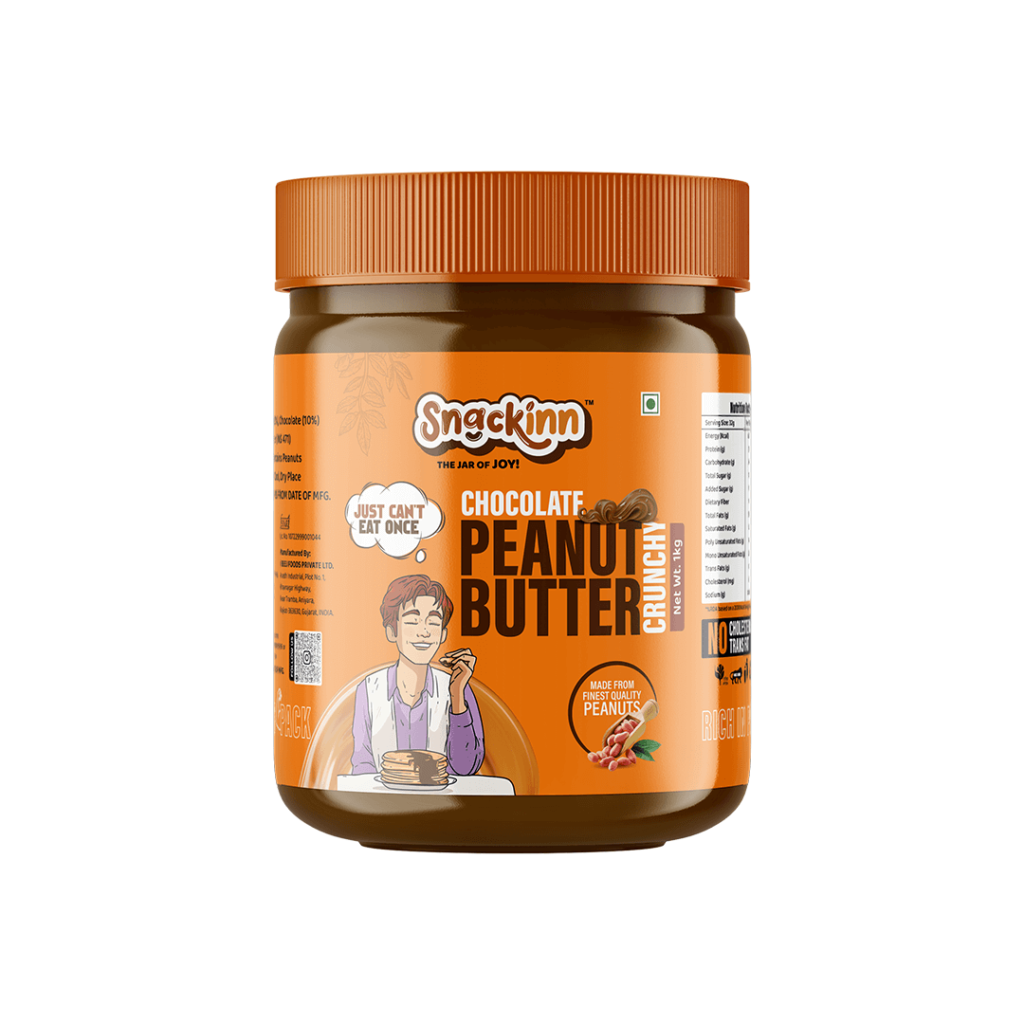 Chocolate Crunchy Peanut Butter – Rich, Crunchy & Nutritious | Snackinn